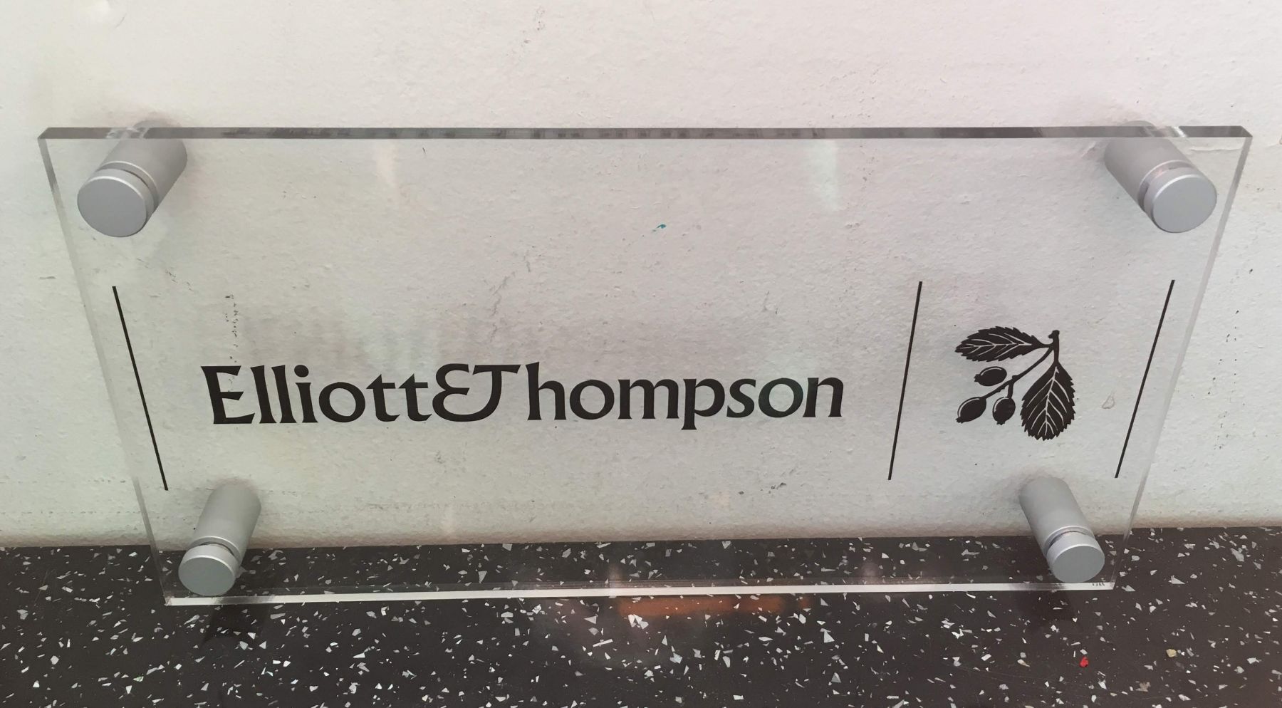 5mm thick Clear Acrylic Wall or Door Signs - Signs Engraving