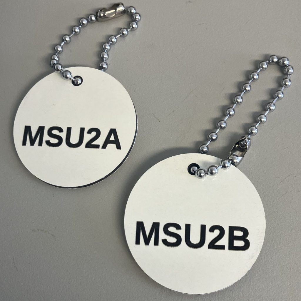 UV Laminate Acrylic Valve and Tag Labels - Signs Engraving