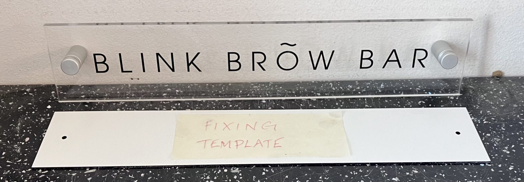 5mm thick Clear Acrylic Wall or Door Signs - Signs Engraving