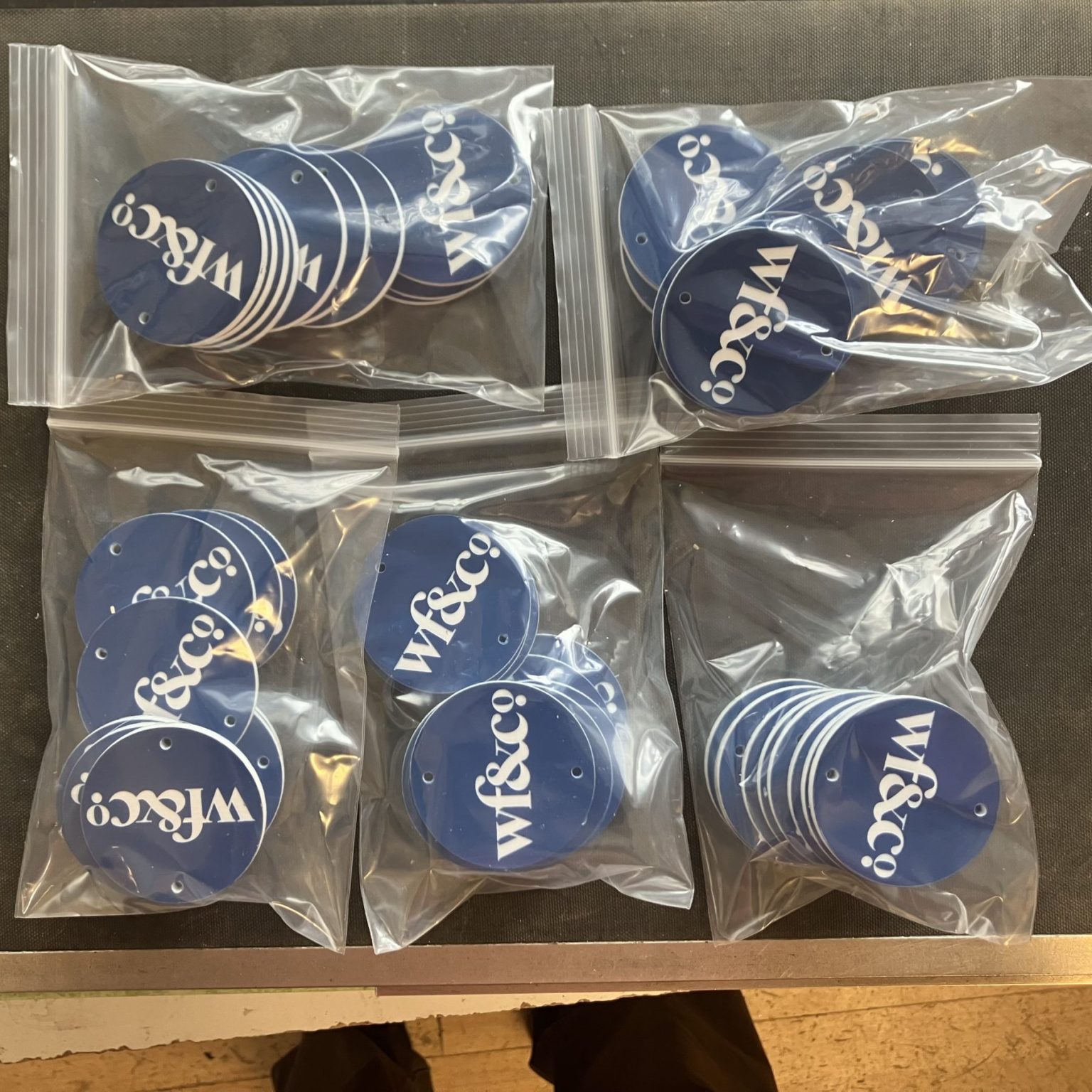 UV Laminate Acrylic Valve and Tag Labels - Signs Engraving