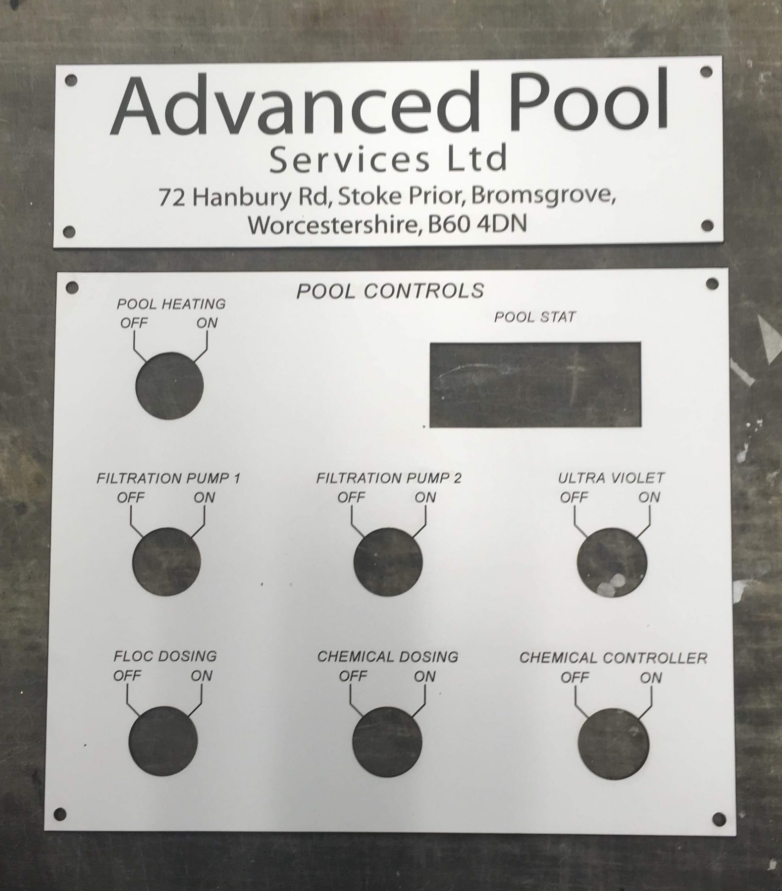 Control Panels - Impact Acrylic (impact resistance & UV stability ...