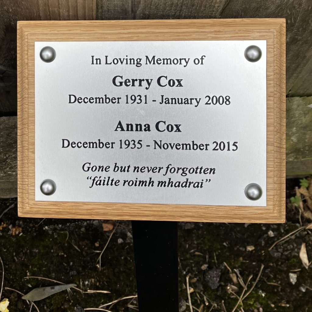 Anodised Aluminium Commemorative Tree Plaques - Signs Engraving