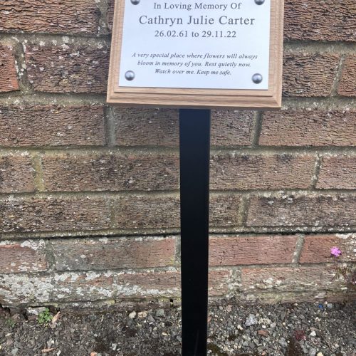 Anodised Aluminium Commemorative Tree Plaques - Signs Engraving