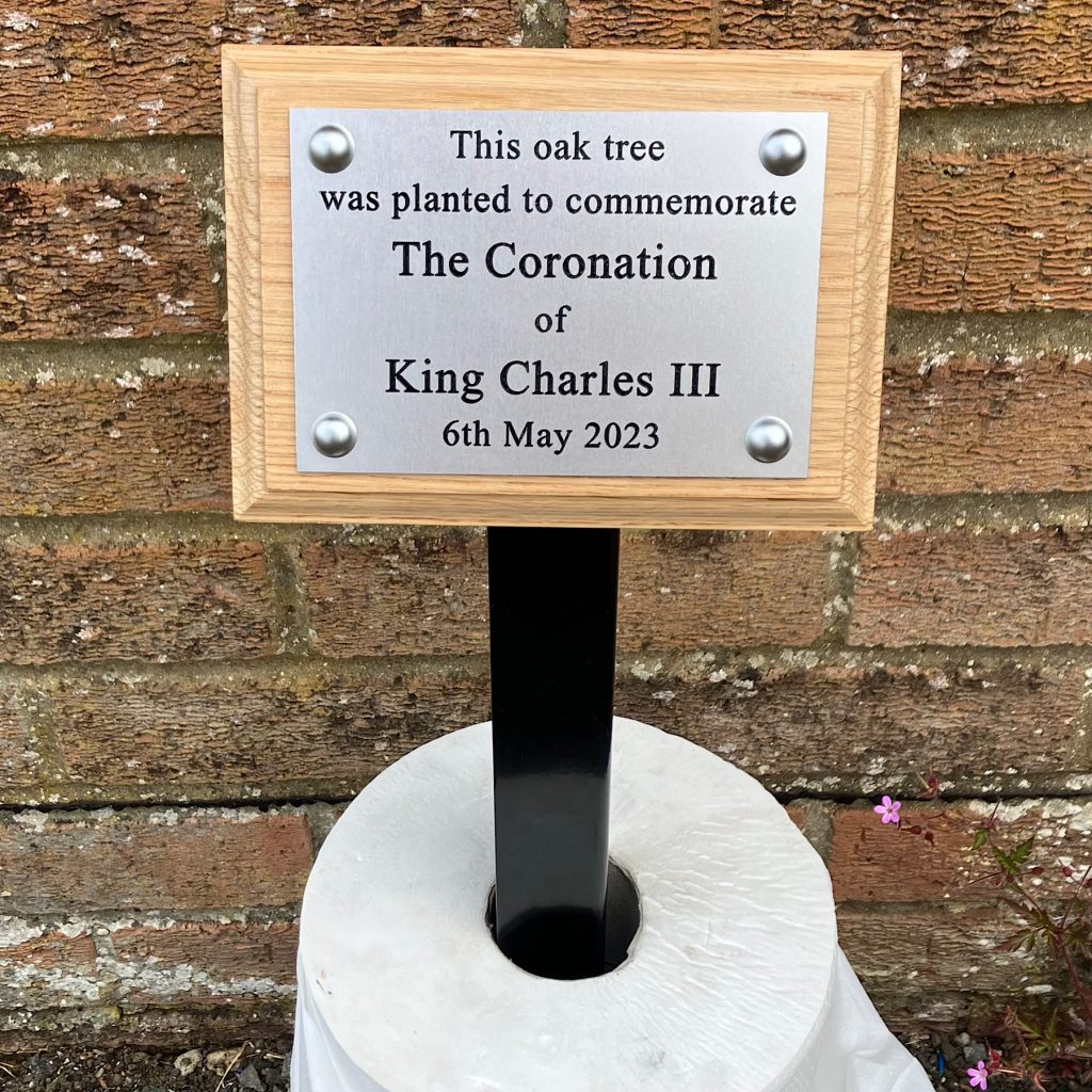 Anodised Aluminium Commemorative Tree Plaques - Signs Engraving