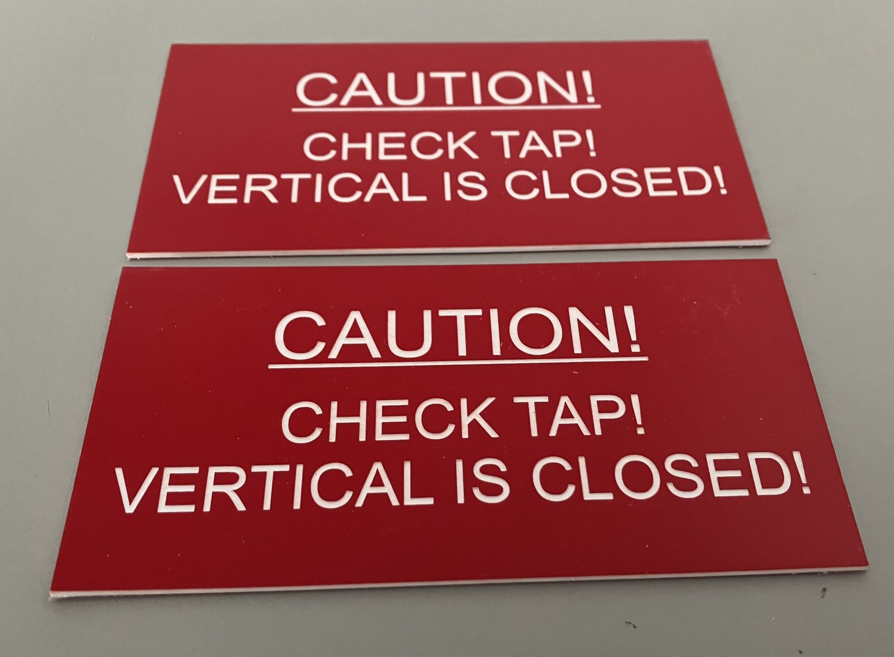 Identification label Engraving - Signs Engraving