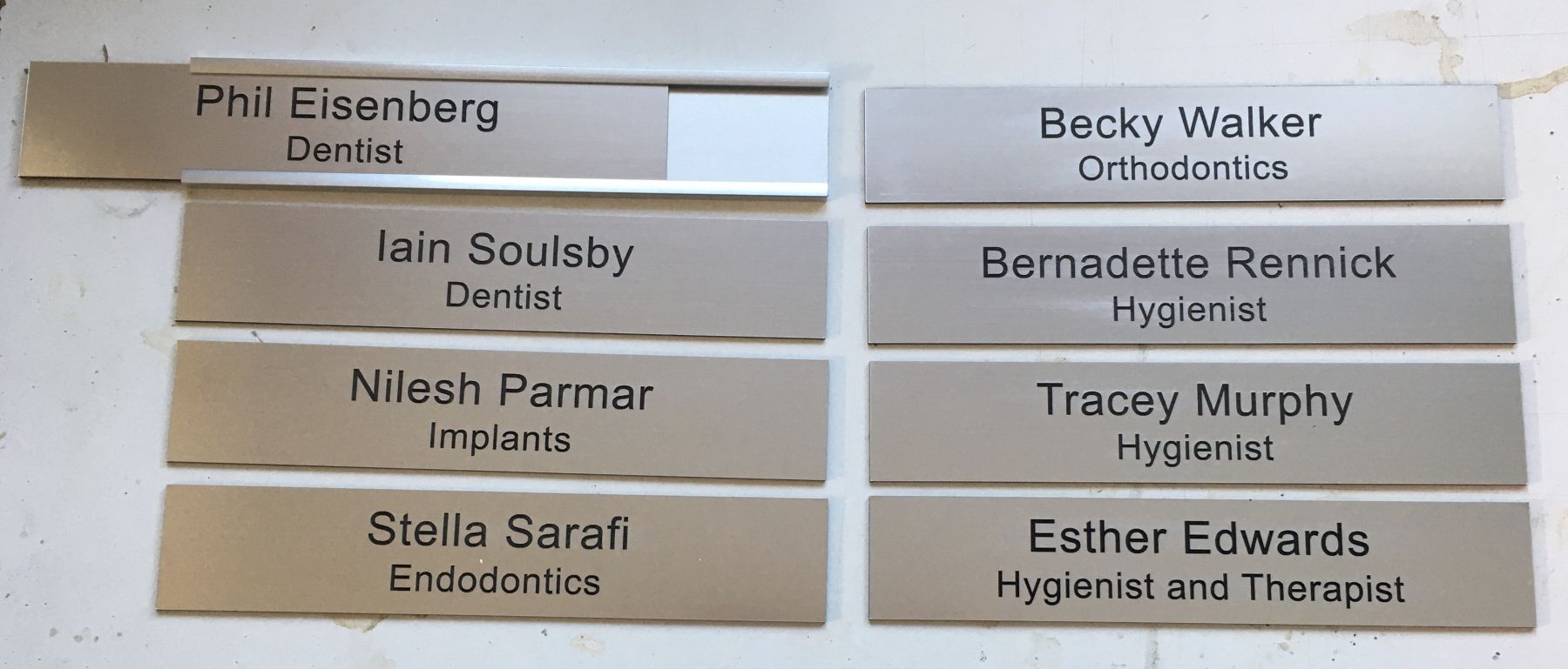 Door Signs/Holders with Engraved Inserts - Signs Engraving