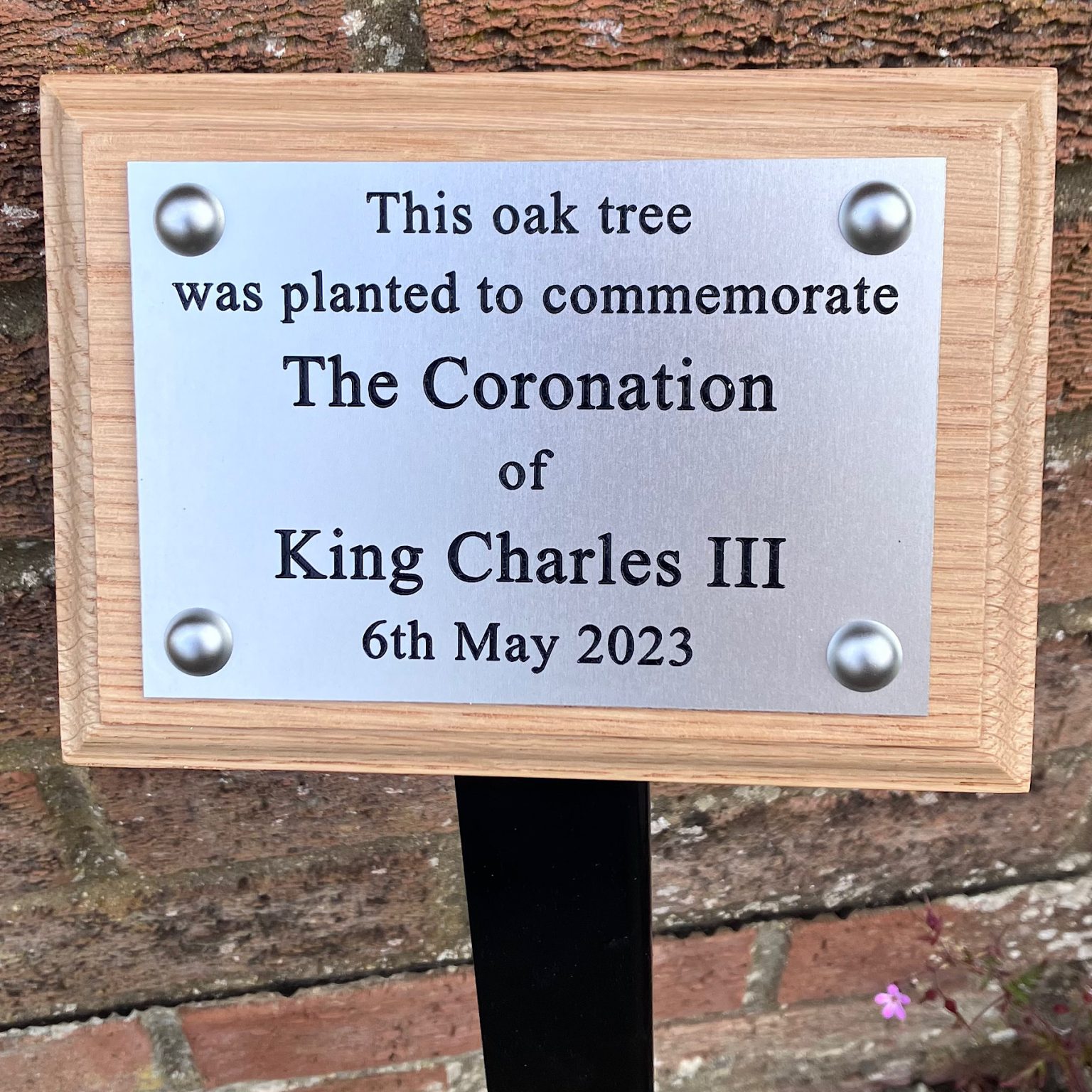 Anodised Aluminium Commemorative Tree Plaques - Signs Engraving
