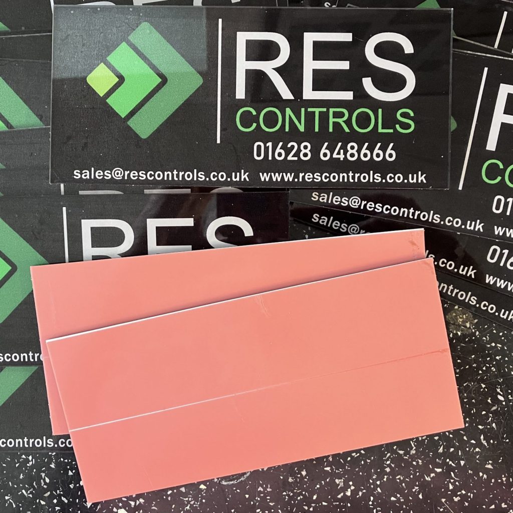 Clear Acrylic Nameplates with reverse printed decal - Signs Engraving