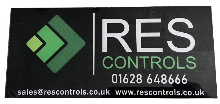 Clear Acrylic Nameplates with reverse printed decal - Signs Engraving