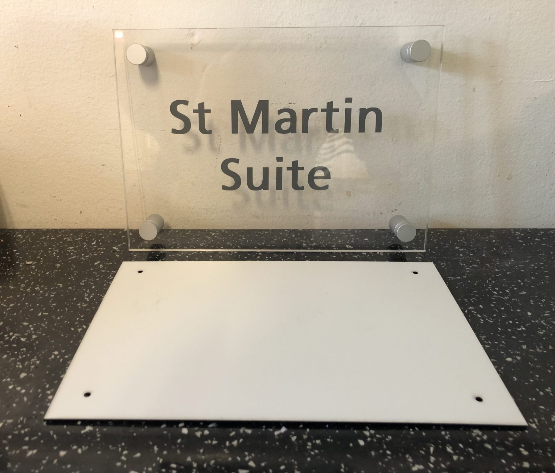 5mm thick Clear Acrylic Wall or Door Signs - Signs Engraving