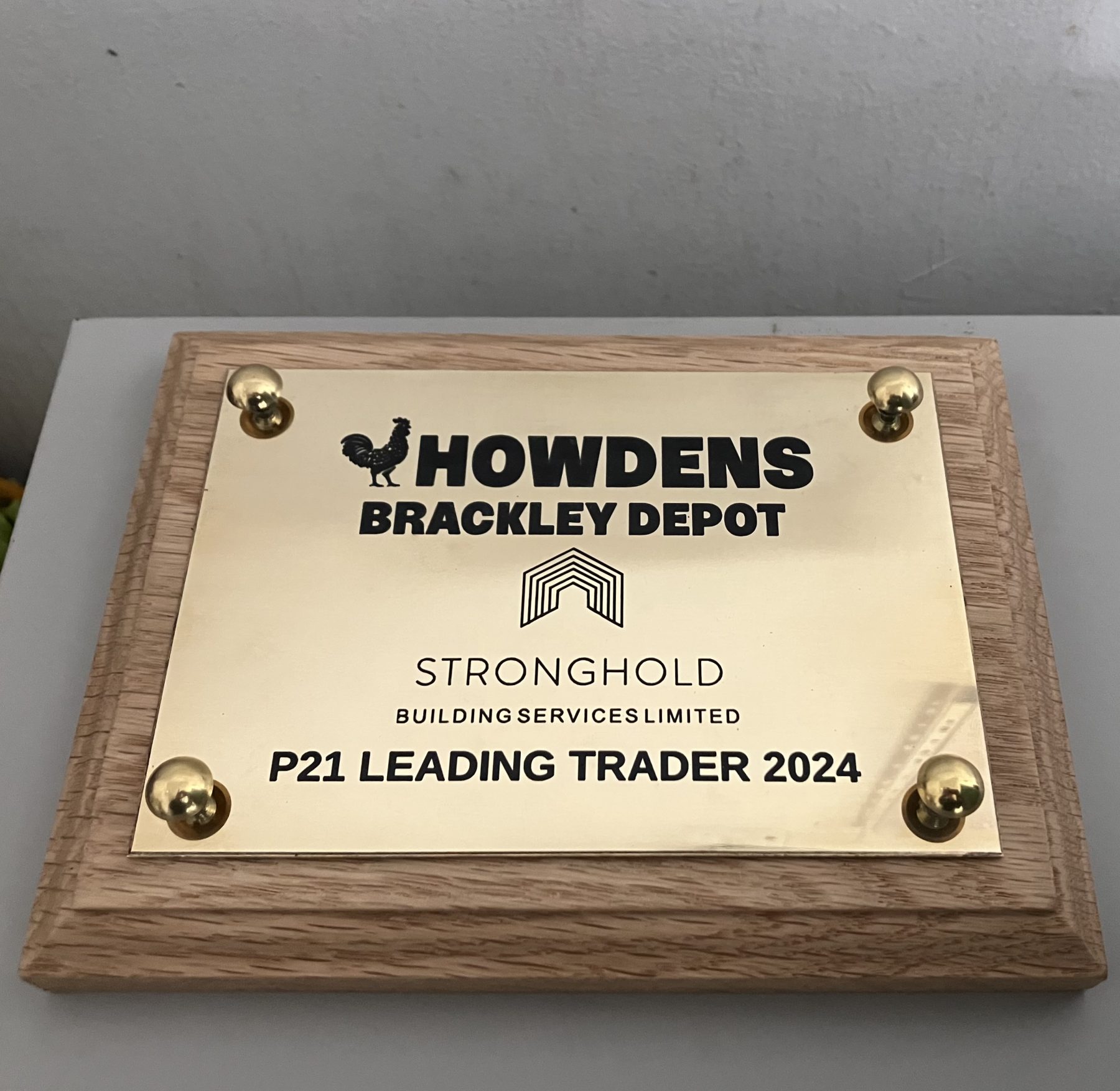 Brass Business Name Plate - Signs Engraving