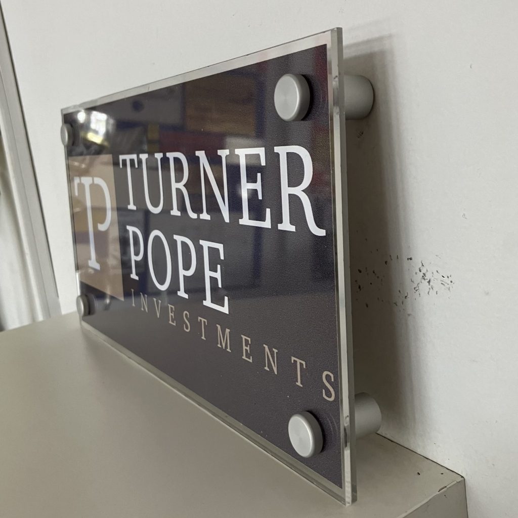 Sandwich Clear Acrylic Wall or Door Signs - Signs Engraving