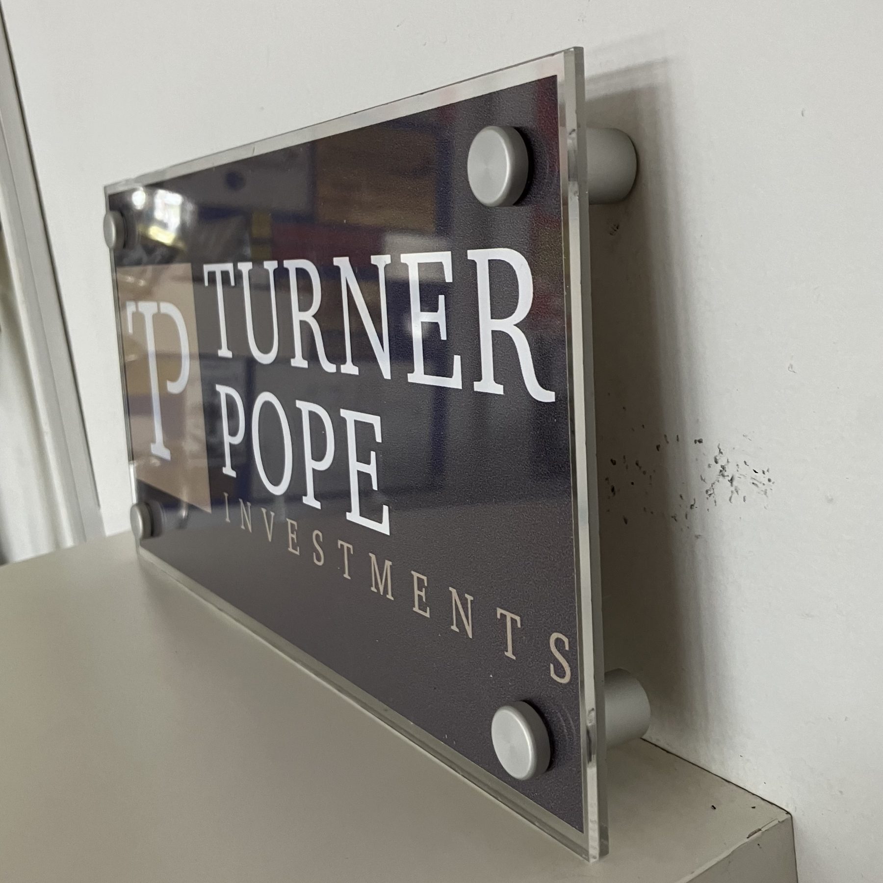 Sandwich Clear Acrylic Wall or Door Signs - Signs Engraving