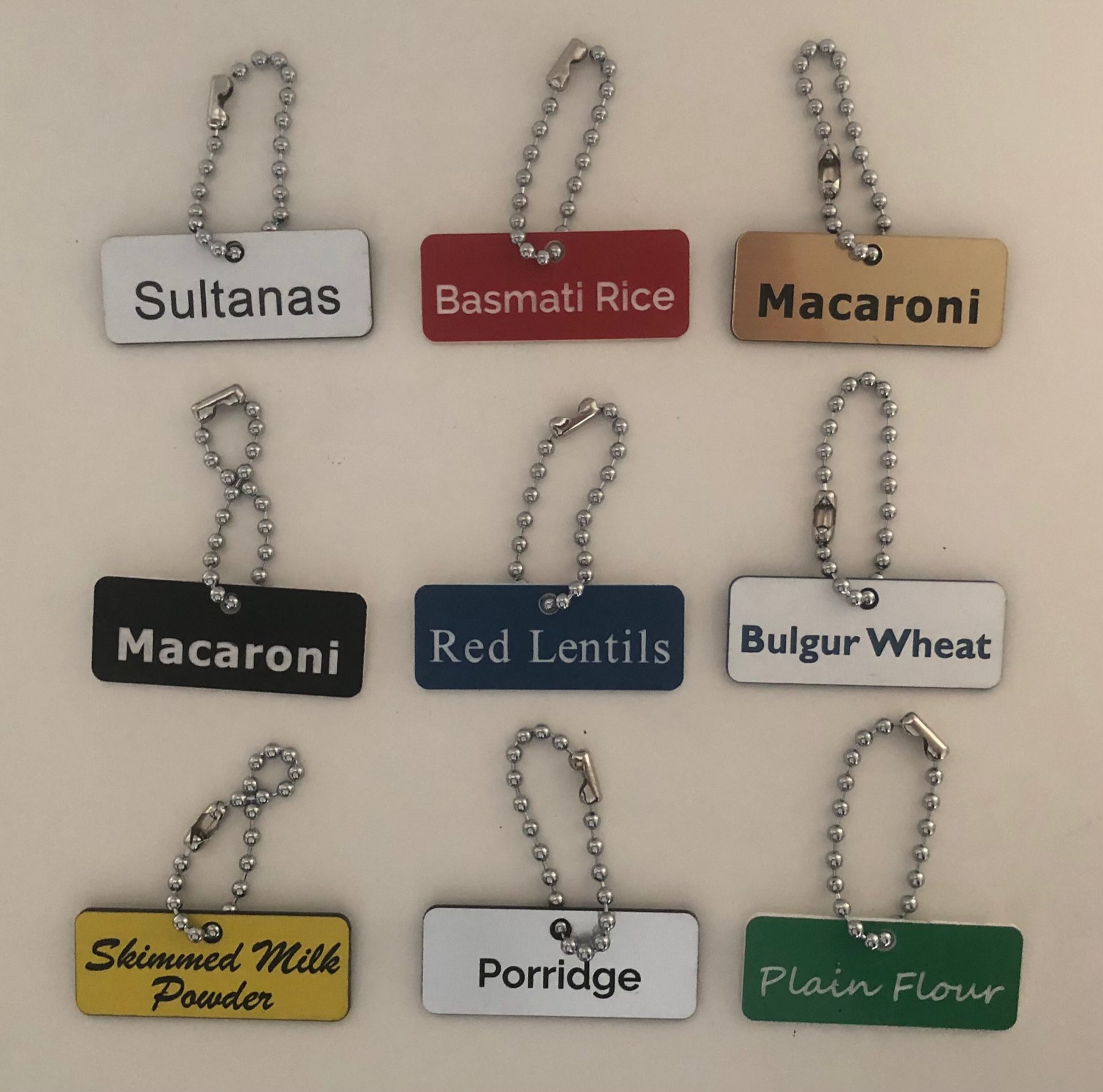 Kilner / Mason Jars Personalised c/w Chain & Coupling - Signs Engraving